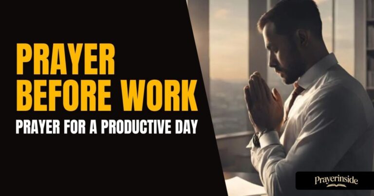 10+ Prayers Before Work to Start Your Day with Peace and Purpose ...